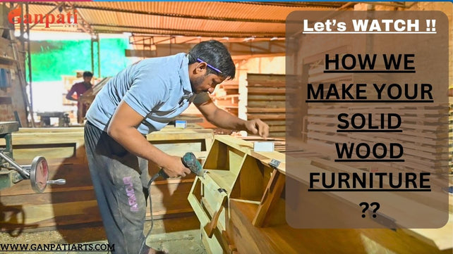 Akon Solid Sheesham Wood 6 Seater Dining Table Set – Ganpati Arts