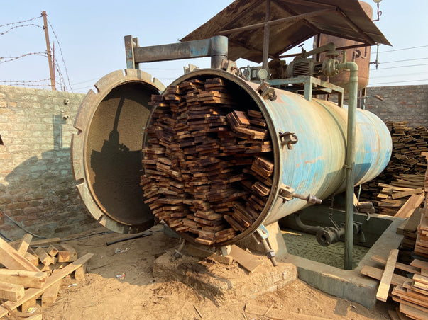 Akon Solid Sheesham Wood 6 Seater Dining Table Set – Ganpati Arts