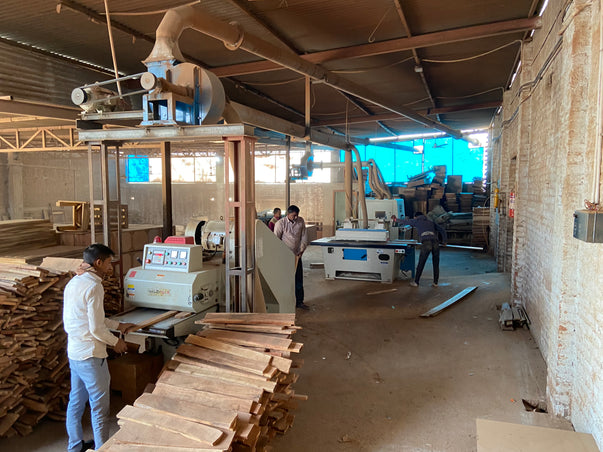 Akon Solid Sheesham Wood 6 Seater Dining Table Set – Ganpati Arts