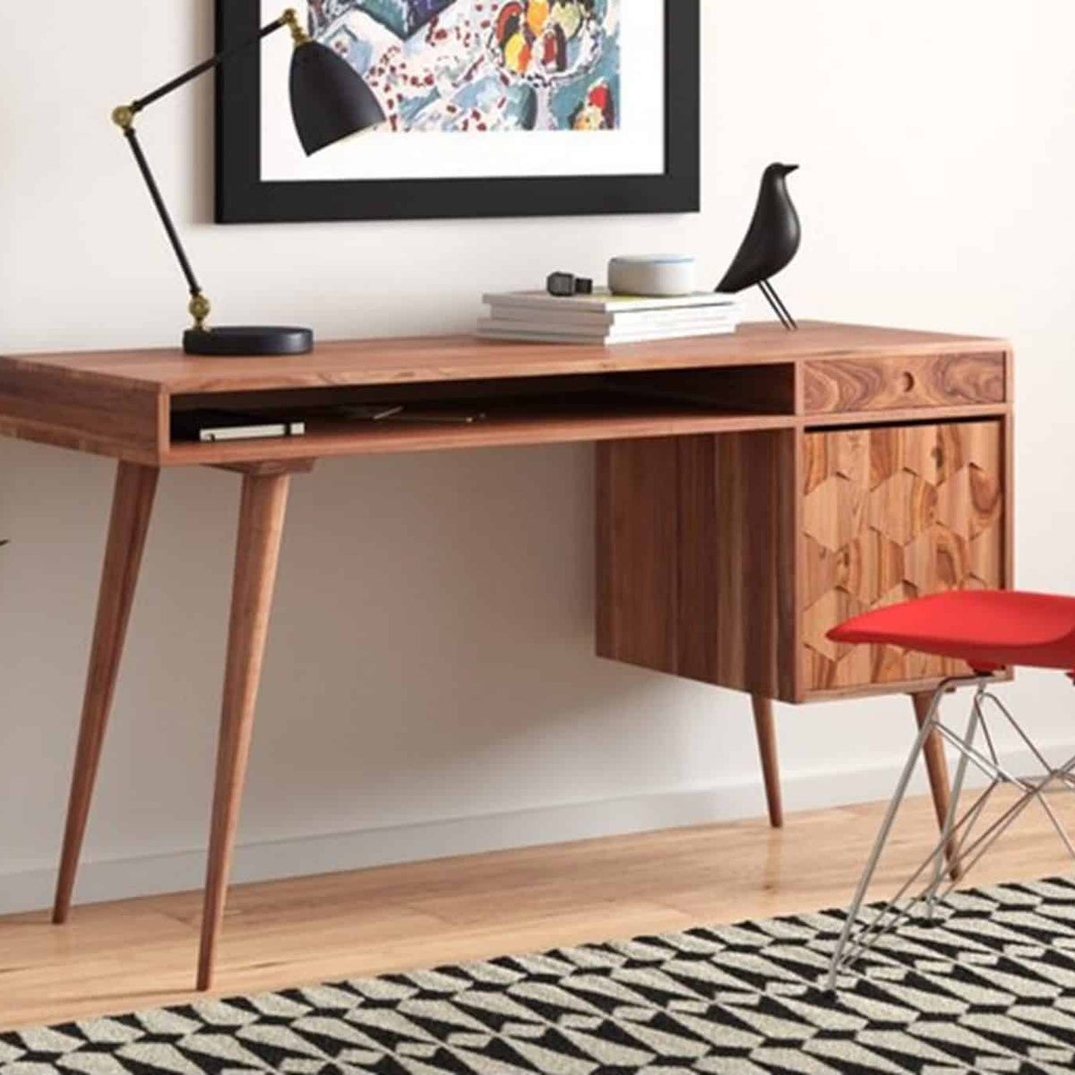 Monte Solid Sheesham Wood Desk and Study Table – Ganpati Arts